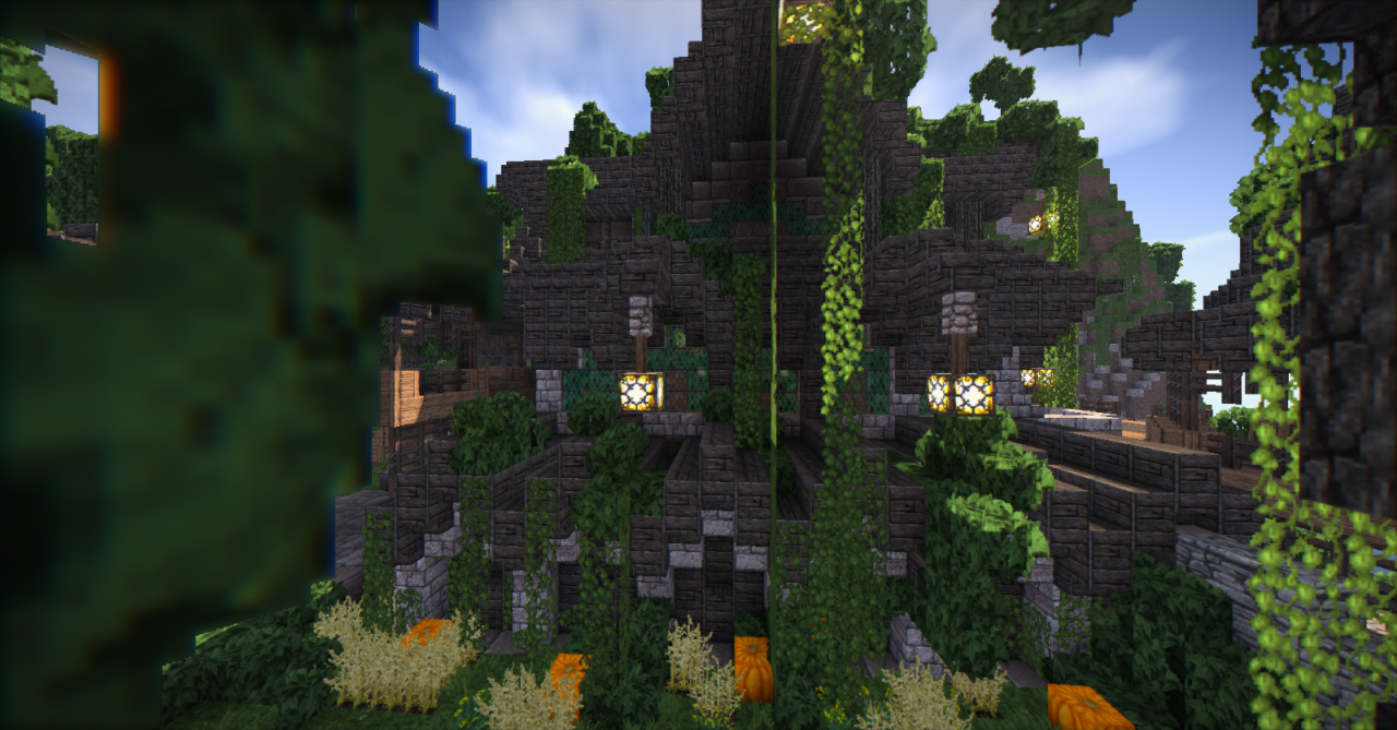 Cliff-side Lodge Minecraft Map