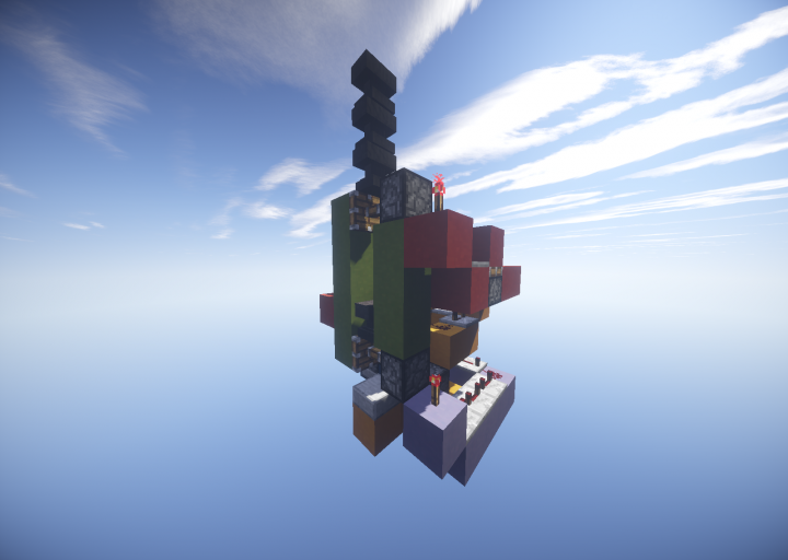 5x5x6 Anvil Cannon w/ Auto-Reload Minecraft Map