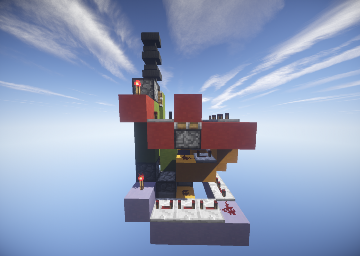 5x5x6 Anvil Cannon w/ Auto-Reload Minecraft Map