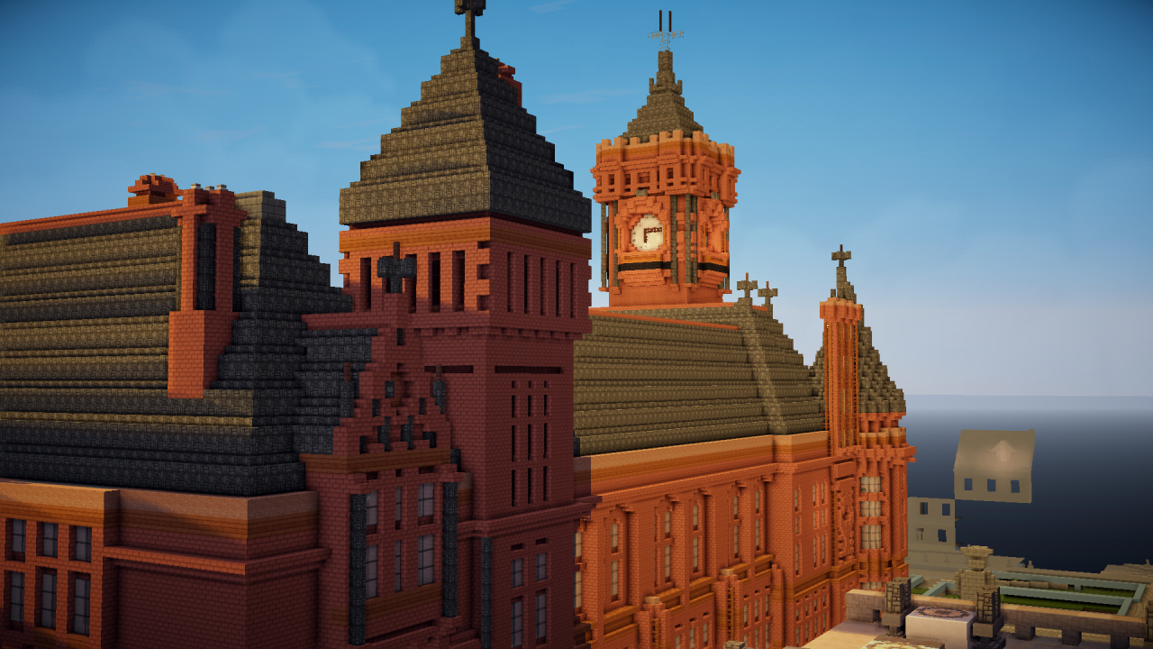 Pierhead Building Replica WOK Creative Minecraft Map