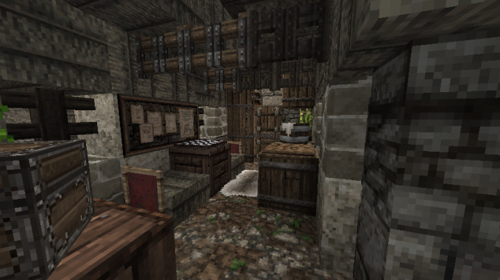 Small Medieval Thatch-Rooved House Minecraft Map