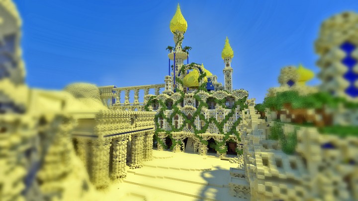 Eastern Town of Amïdja -Landscape Project- Minecraft Map