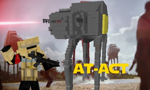 Star Wars Rogue One AT-ACT Minecraft Map