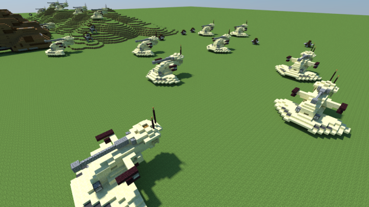 Battle of Naboo STAR WARS Minecraft Map