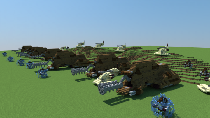 Battle of Naboo STAR WARS Minecraft Map