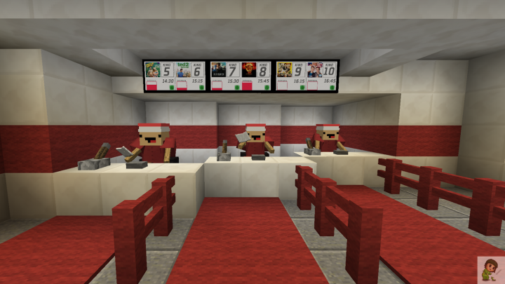 Cinema (w/ more than 400 seats) Minecraft Map