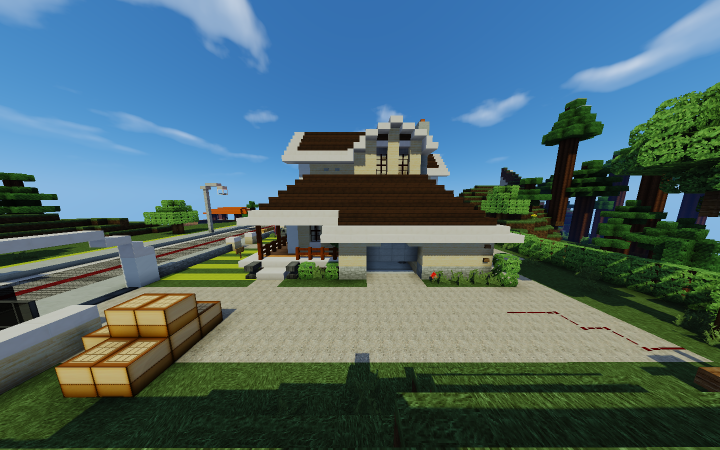 Small suburban american style house for sale! My first one! Minecraft Map