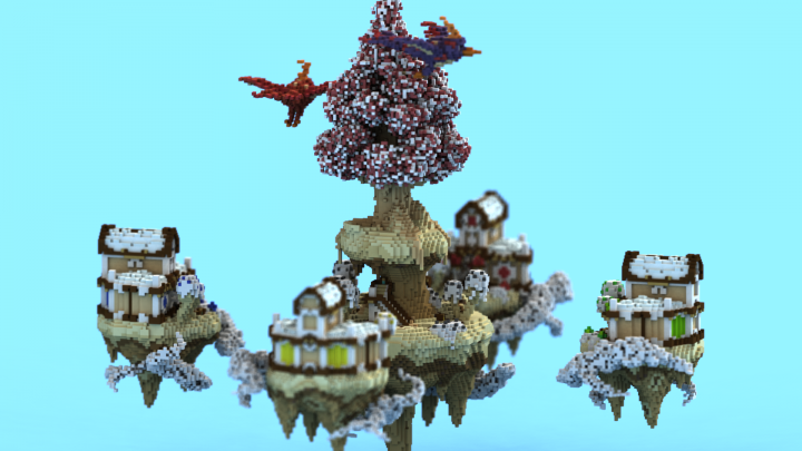 Candyland Egg Wars Map // VlekkeloosMC Minecraft Map