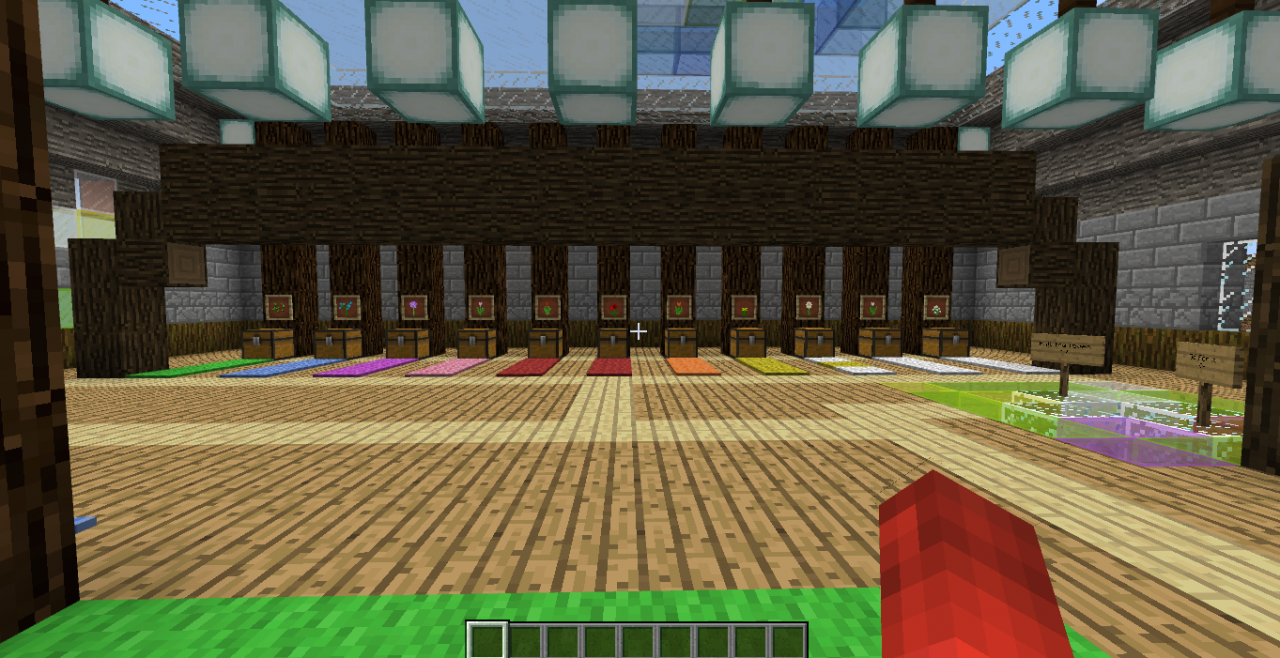 Flower farm and sorting system! Minecraft Map