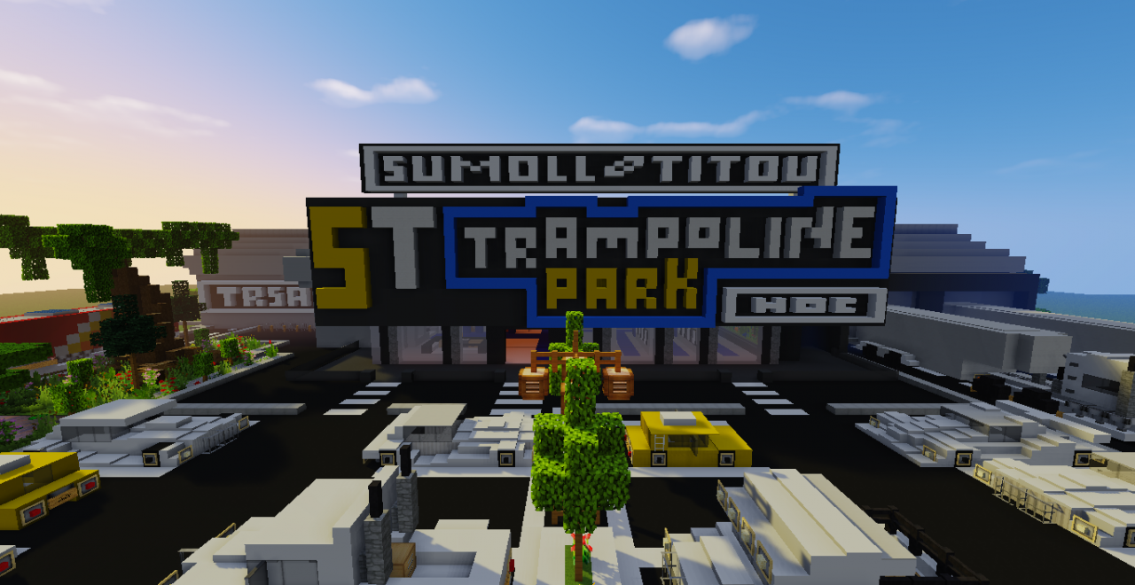 Trampoline park Minecraft Map