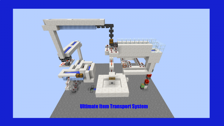 Ultimate Item Transportation System Minecraft Map