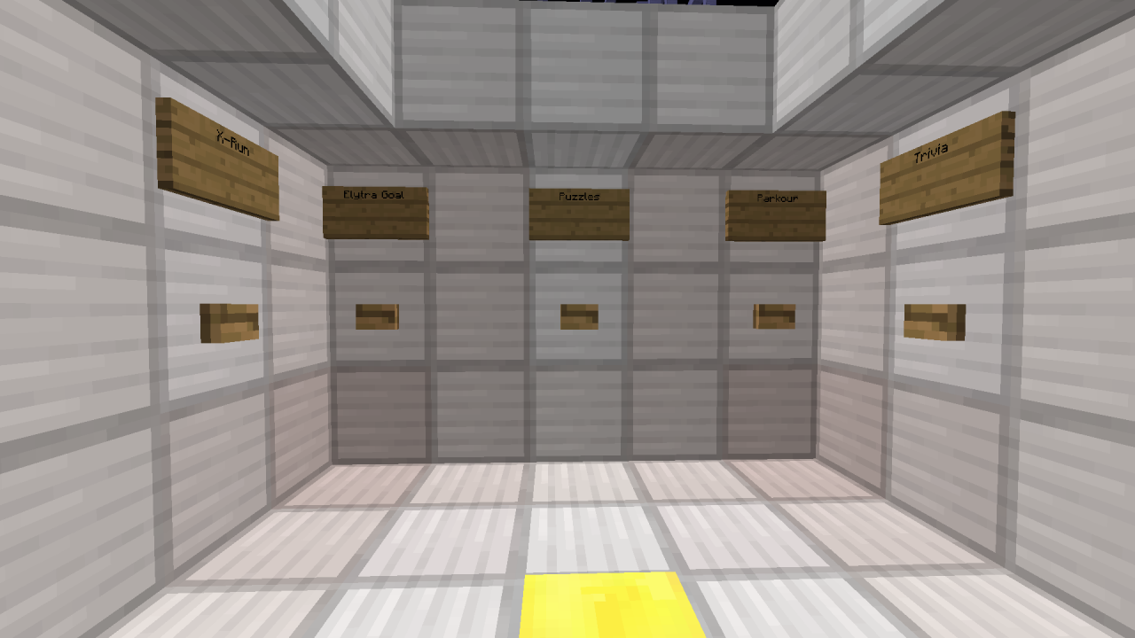 The facility (Command block arena + minigames + Custom monsters) Minecraft Map