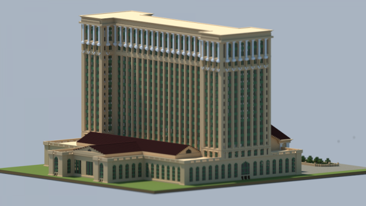 Detroit central station Minecraft Map