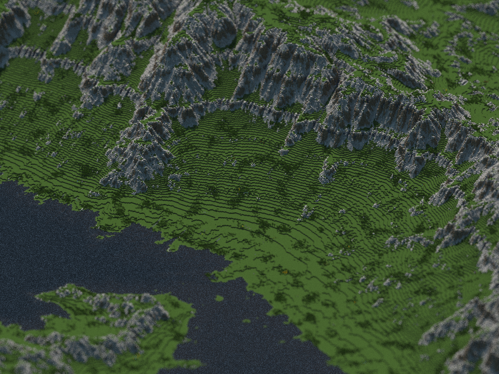 Worldmachine 5 devices challange Minecraft Map