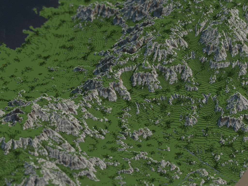 Worldmachine 5 devices challange Minecraft Map