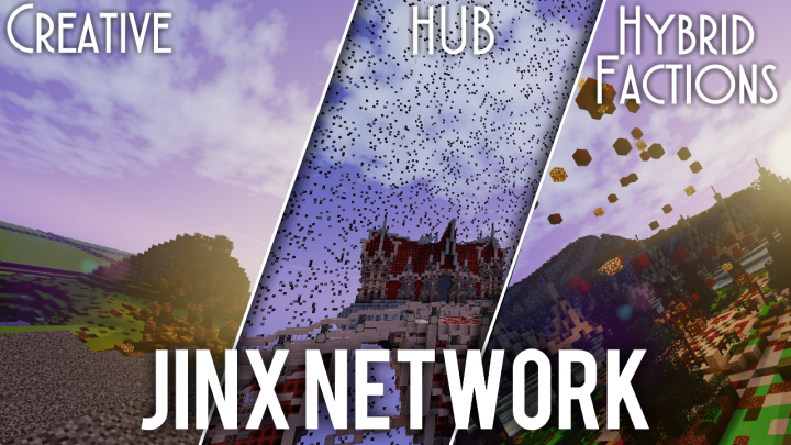 Jinx Network [1.8/1.9] [Creative] [Hybrid Factions] Minecraft Server