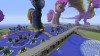 3D ponies and plaza on survival Minecraft Map