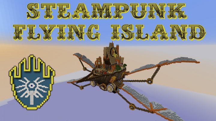 Steampunk Flying Island Minecraft Map