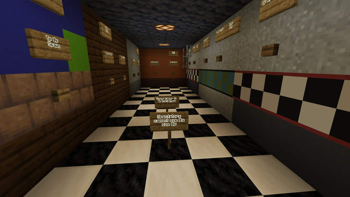 Five nights at freddy's Hide and Seek Minecraft Map
