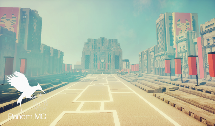 Hunger Games- Panem Capitol:::Avenue,City Circle, and more! Minecraft Map