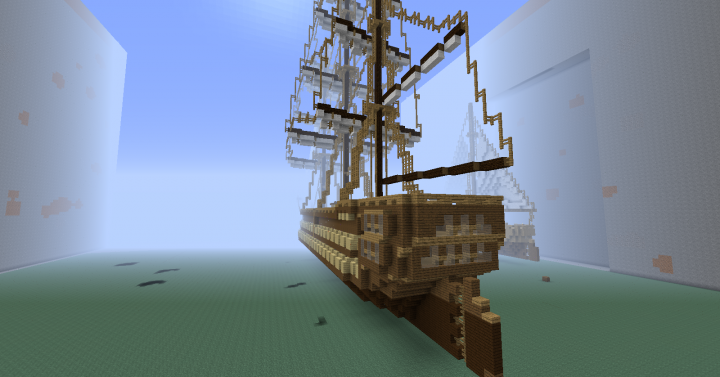 British Third Rate Ship of The Line Frigate Minecraft Map