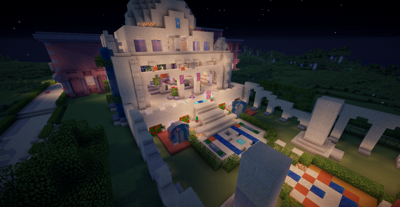 Indian Style Spawn - Half destroyed Minecraft Map