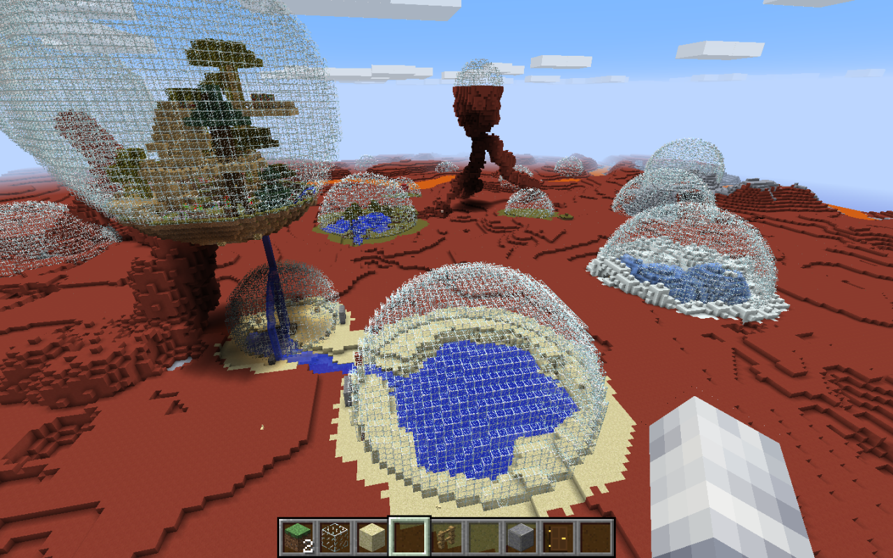 Mars Terraform Minecraft Map