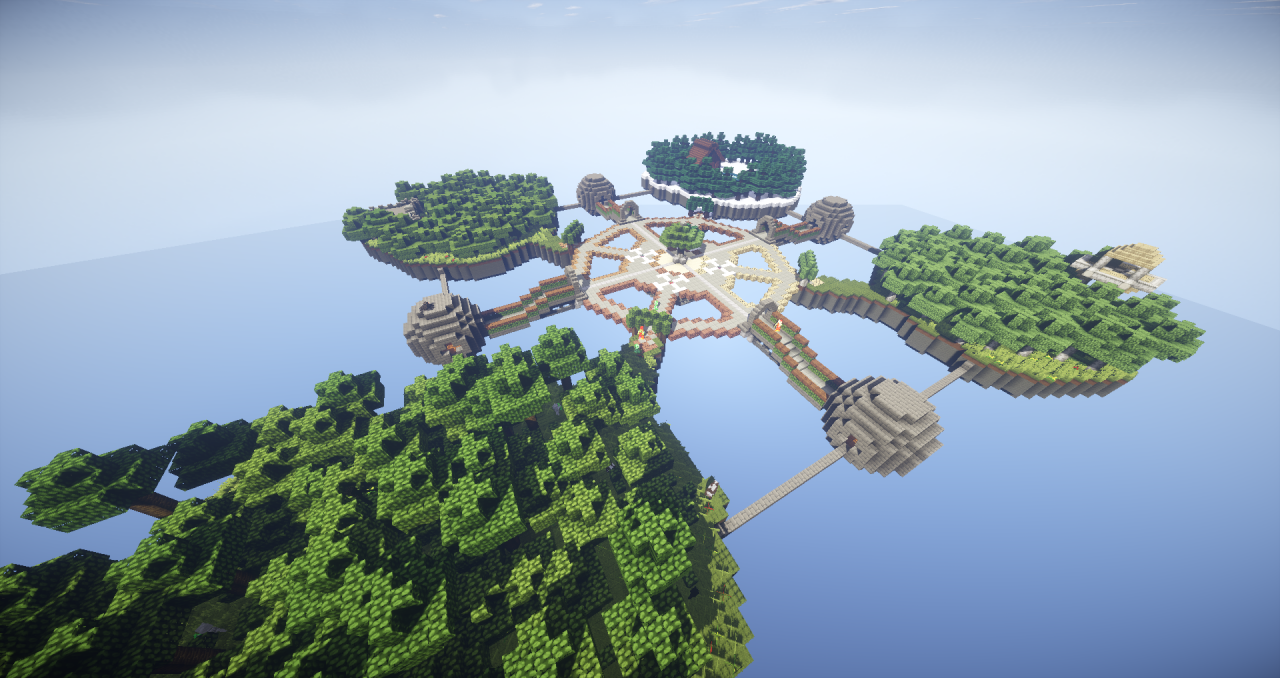 Four Forests - Survival Games Map Minecraft Map