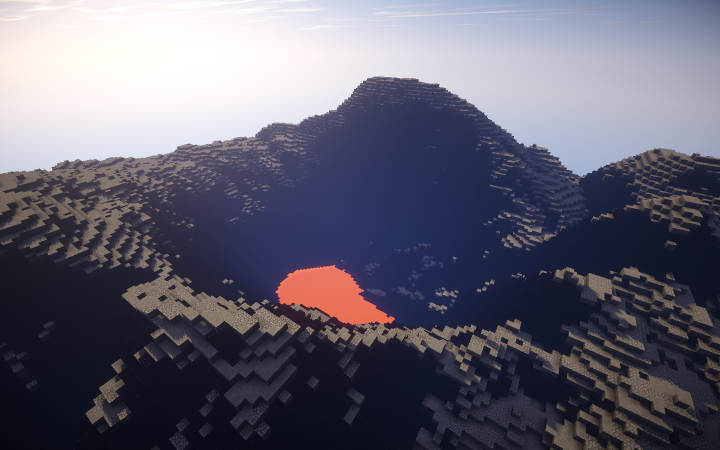 Vulcano Survival Island Minecraft Map