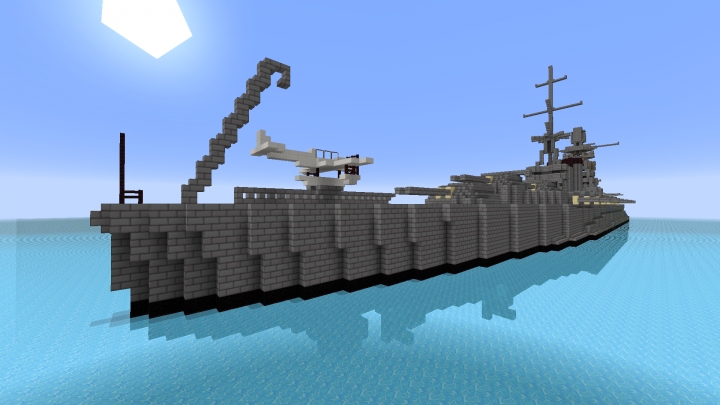 Amagi Class Battlecruiser (1920s) Minecraft Map