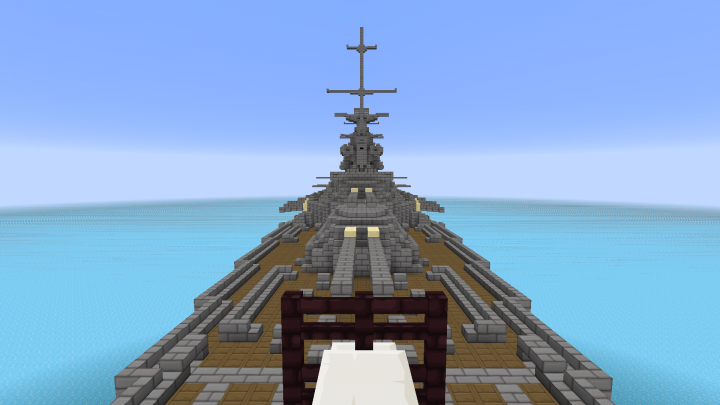 Amagi Class Battlecruiser (1940s Modernization) Minecraft Map