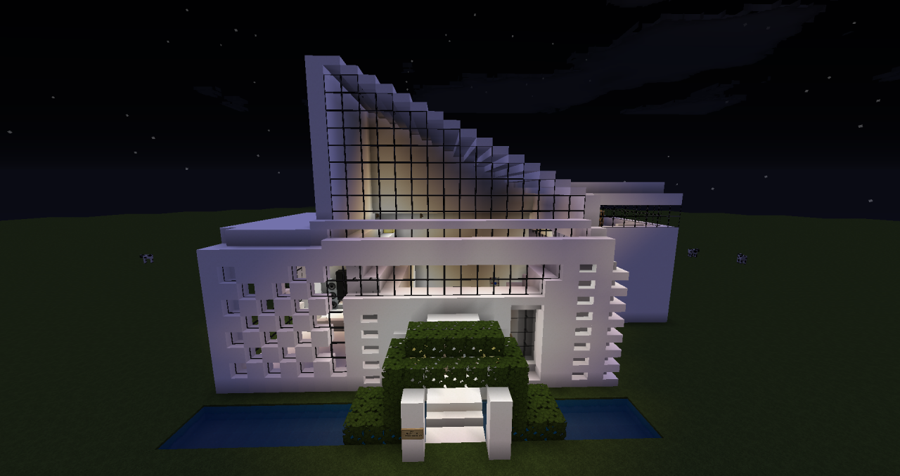 MODERN HOUSE INSANE! Minecraft Map