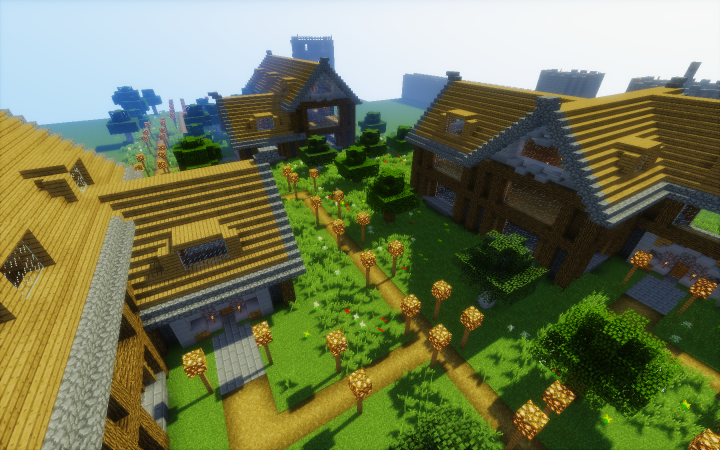 Flatland Village beta Minecraft Map