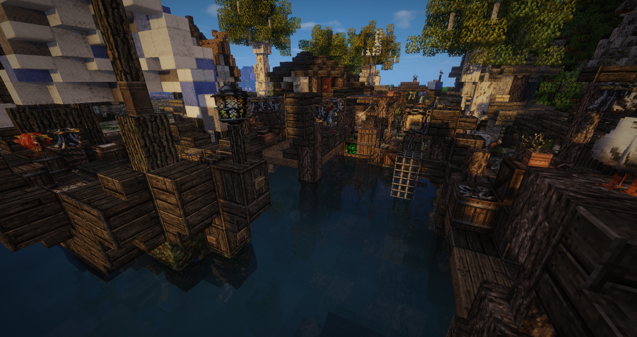 Torklen City Slums & Port Minecraft Map