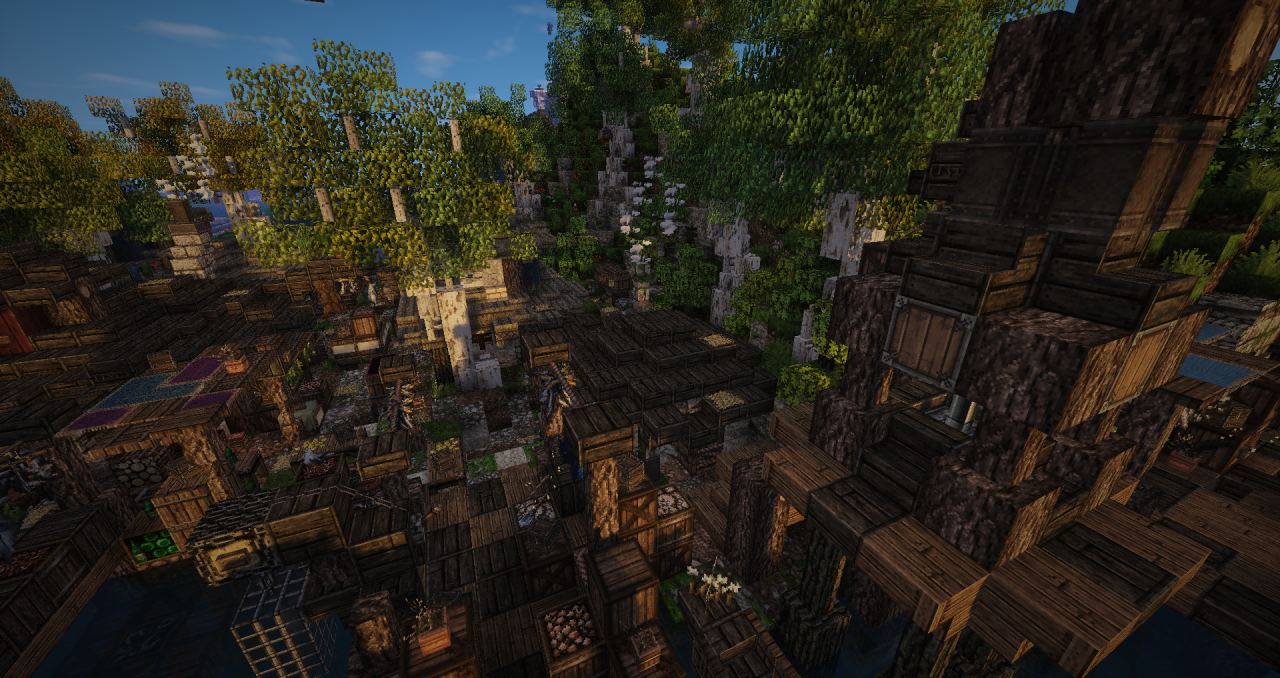 Torklen City Slums & Port Minecraft Map