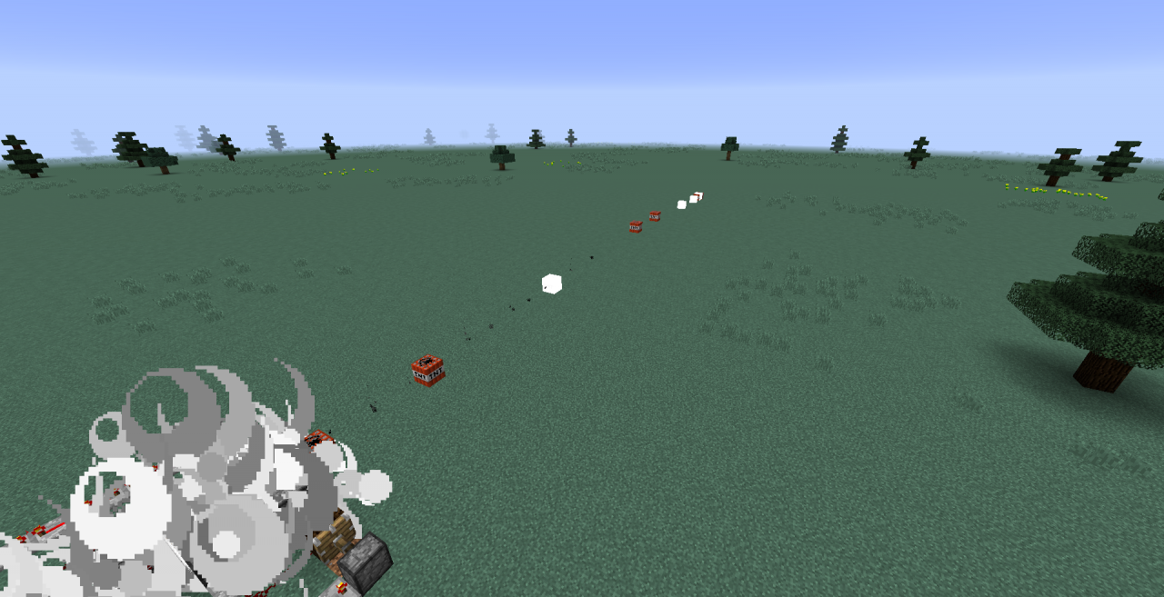 Compact, Powerful, Accurate, Automatic TNT Cannon Minecraft Map