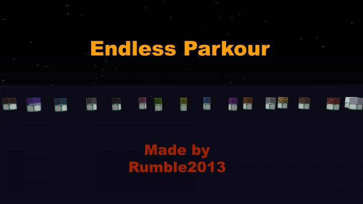 Endless Parkour Minecraft Map