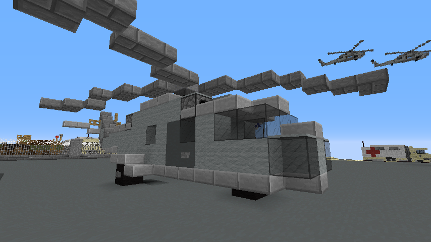 Military Helicopter Minecraft Map