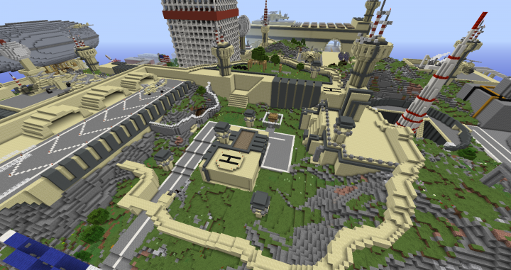 Fort Maraon - Military defense base Minecraft Map