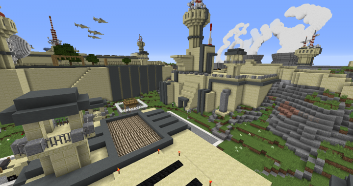 Fort Maraon - Military defense base Minecraft Map