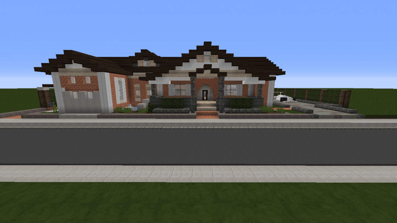 Brick Ranch House Minecraft Map
