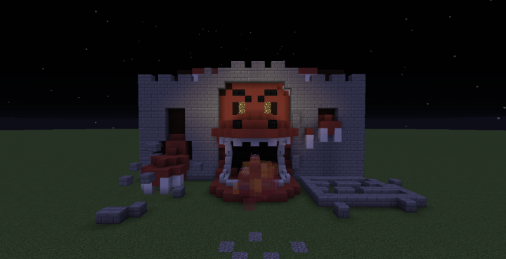 Dragon in a cage Minecraft Map