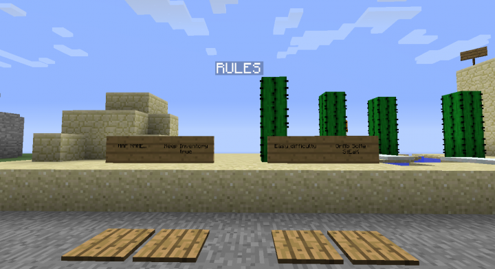 Find the Button- Biome Edition Minecraft Map