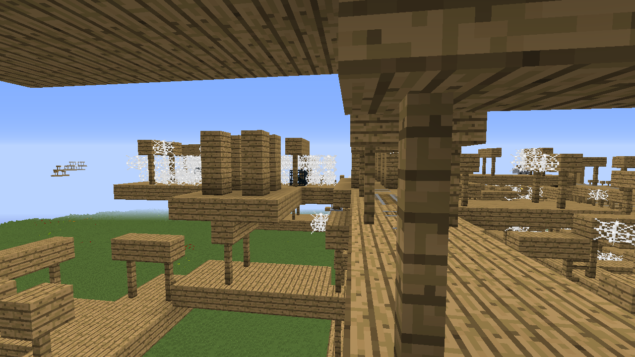 Mineshaft ABOVE ground! Minecraft Map