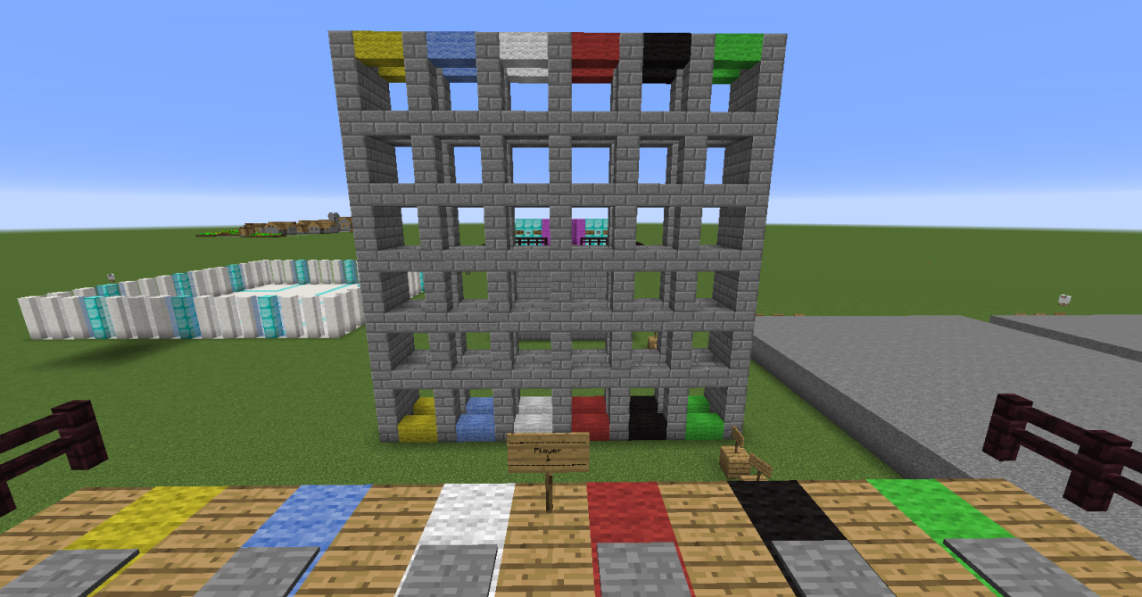 4 in a row Minecraft Map