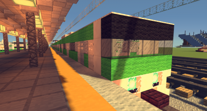 E231-500 series Yamanote Line Train EMU JR EAST Minecraft Map