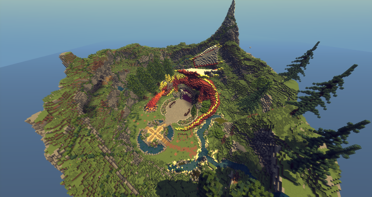 Dragon Lobby Portal (Commission) Minecraft Map