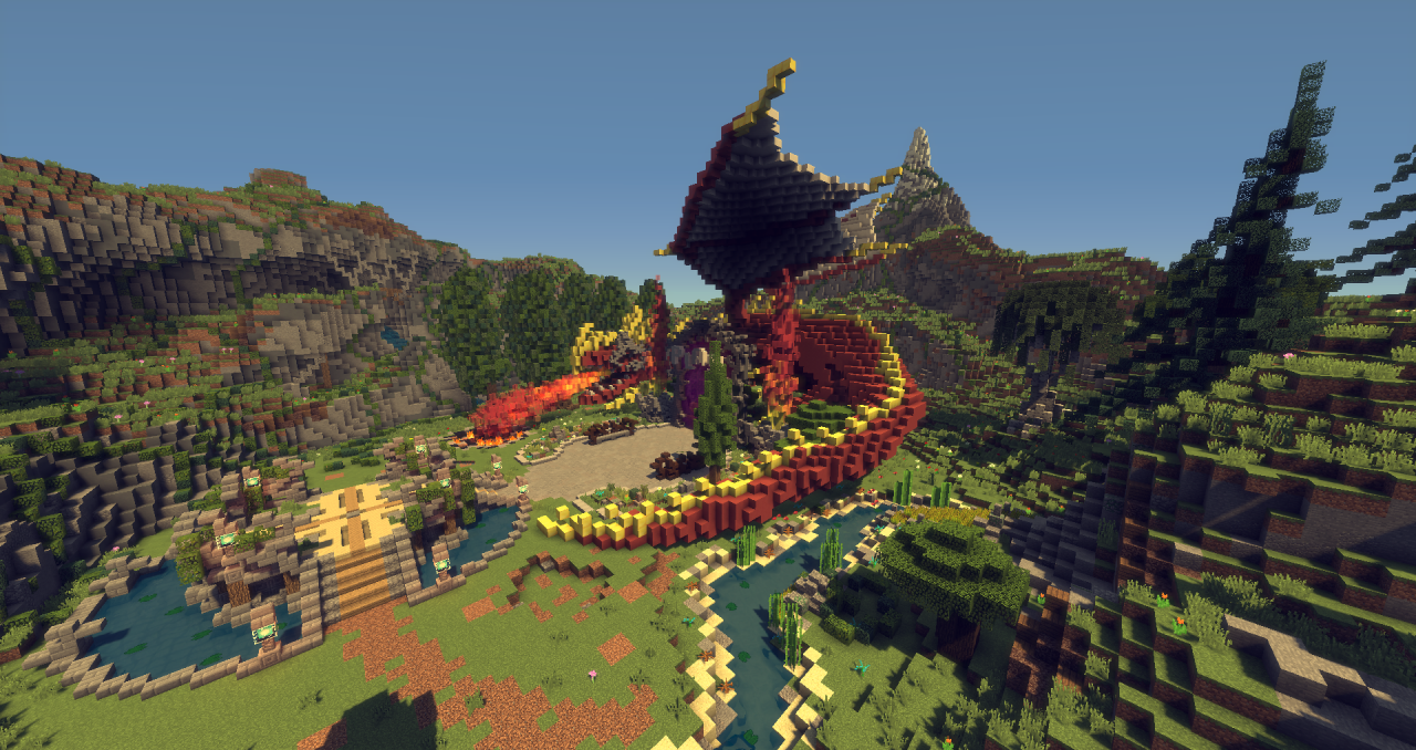 Dragon Lobby Portal (Commission) Minecraft Map