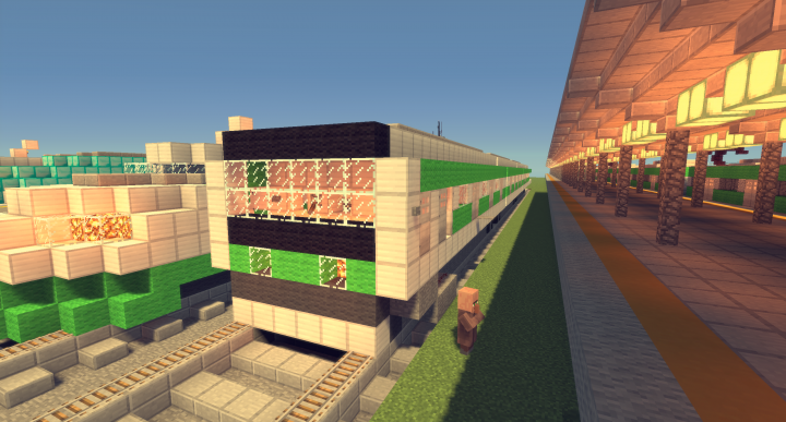 E231-500 series Yamanote Line Train EMU JR EAST Minecraft Map