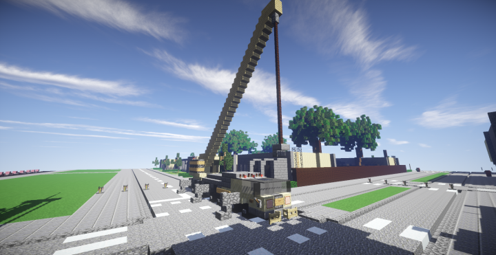 mobile crane Minecraft Map